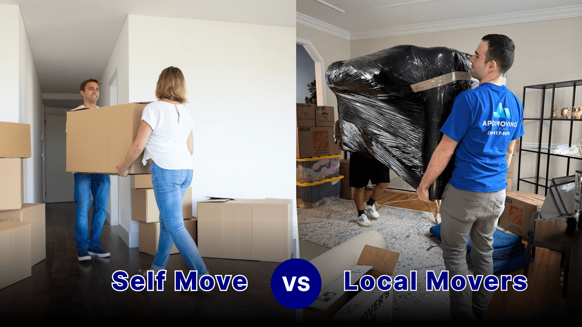 Should You Move Yourself or Hire Local Movers? | Apex Moving Systems